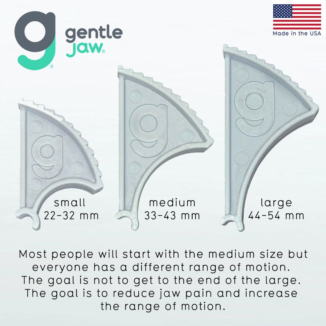 gentle jaw: a passive stretching device for acute and chronic TMJ and ...