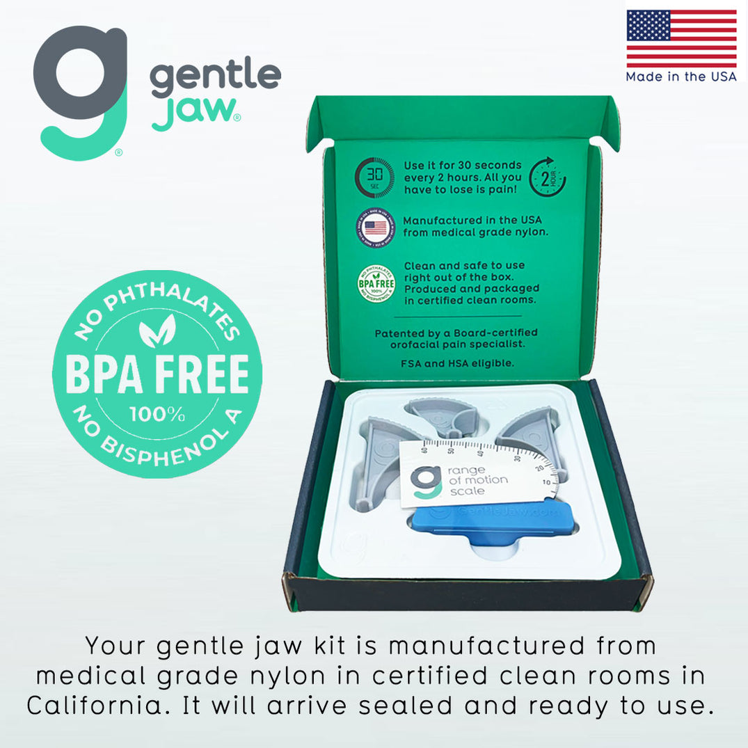 gentle jaw: a passive stretching device for acute and chronic TMJ and ...